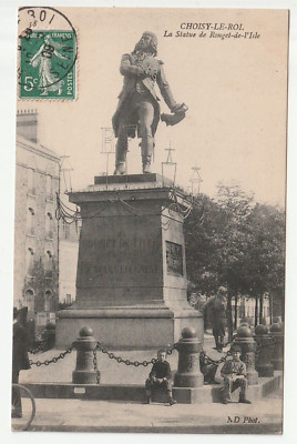 CHOISY LE ROI - Val de Marne - CPA 94 - Statue de Rouget de l' Isle | eBay