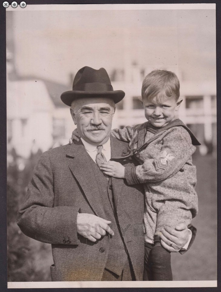 1923 Milton Hershey "Chocolate Icon and the Kids He Loved" Photo with ...