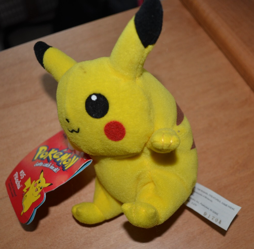 Vintage Pikachu 5” Plush w/Tag Pokemon Nintendo Game Freak Hasbro #25 ...