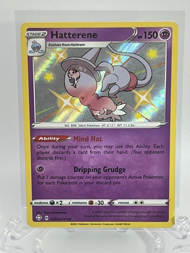 Pokémon TCG Hatterene Shining Fates SV056/SV122 Holo Shiny Holo Rare | eBay