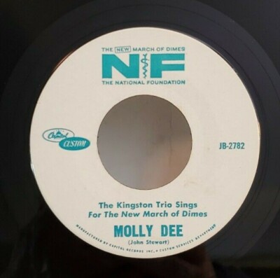 Kingston Trio MOLLY DEE / HAUL AWAY (FOLK PROMO 45) #2783 PLAYS VG++ NO ...