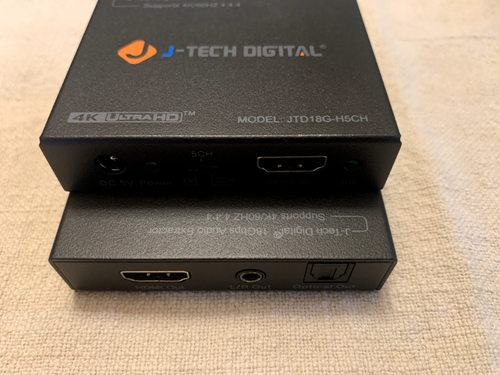 SET OF 3 - J-Tech Digital HDMI 18Gbps Audio Extractor (JTD18G-H5CH) | eBay