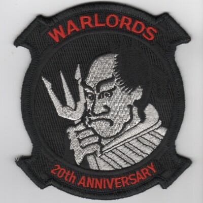 4" HSL-51 WARLORDS 20TH ANNIVERSARY BLACK EMBROIDERED JACKET PATCH | eBay