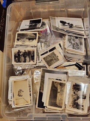 Huge Lot 500 RANDOM PULL VINTAGE BLACK & WHITE Found Photos Snapshots ...