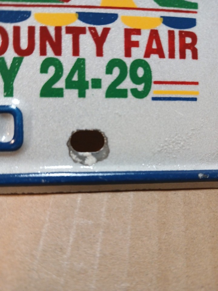 1-1990 Illinois Special Event License Plate #113 Macon County Fair | eBay