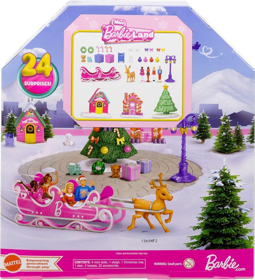2025 Holiday Mini Barbieland Advent Calendar [24 Surprises!] | eBay