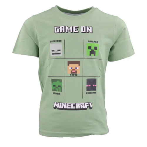 T-Shirt en coton MINECRAFT, vert clair | eBay