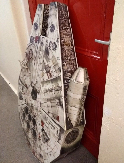 STAR WARS Millennium Falcon Prop made for cinema display.Big Big :D | eBay