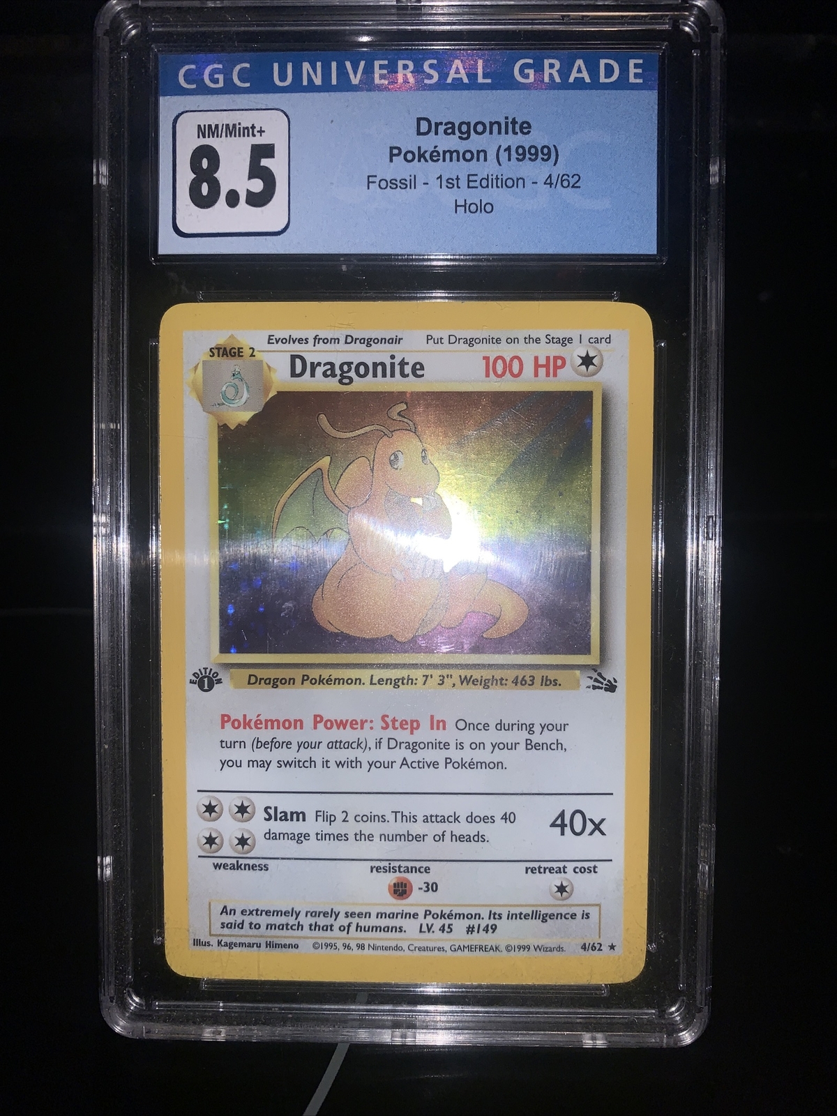First Edition Dragonite Graded 8.5 | eBay