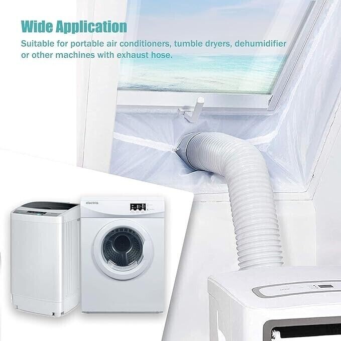 LISGO Air Conditioner Window Seal AC Seal Kit Waterproof Aircon 300cm ...