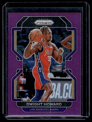 2021-22 Panini Prizm Purple Dwight Howard 34/99 Los Angeles Lakers #172 ...