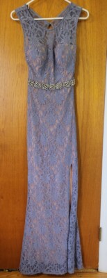 City Triangles Lace Evening Gown Women's Size 9 - Prom Dress | eBay