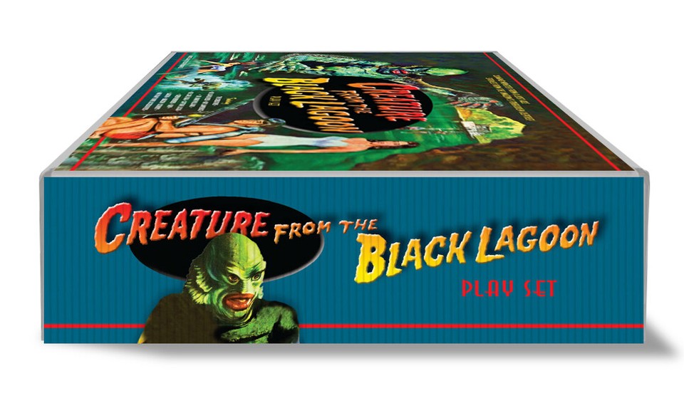 Marx "Creature from the Black Lagoon" OR Marx "The Wolfman" Play Set ...