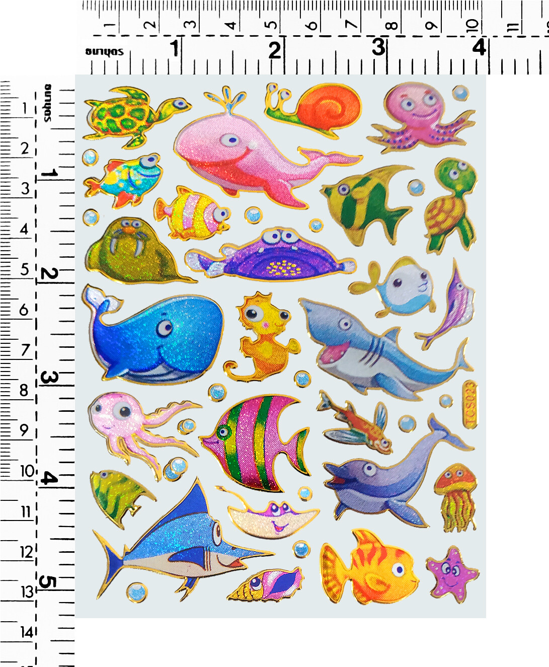 #215S Sea Ocean Fish Marine Cartoon Animal Craft Card Kids Children ...