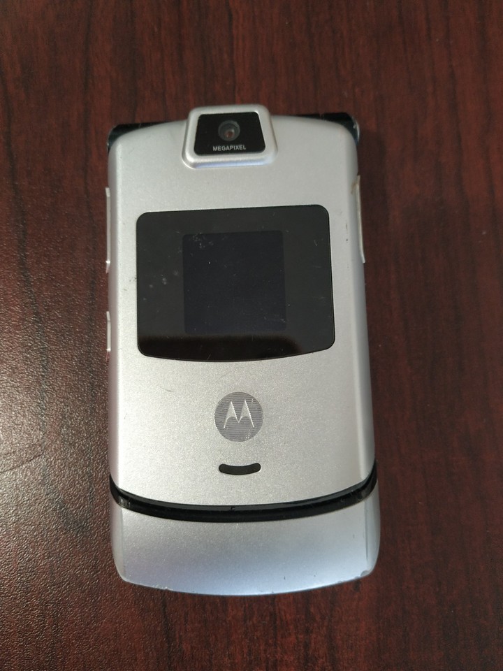 Original Motorola RAZR V3m GSM 2G Flip Phone ( Verizon )Silver | eBay