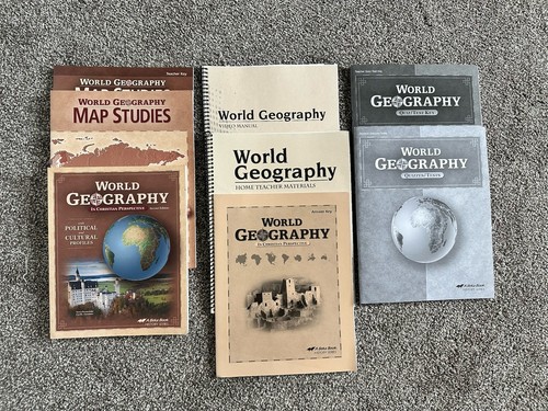 A Beka Book: World Geography Set Of 8: Includes Map Studies, Quizzes ...