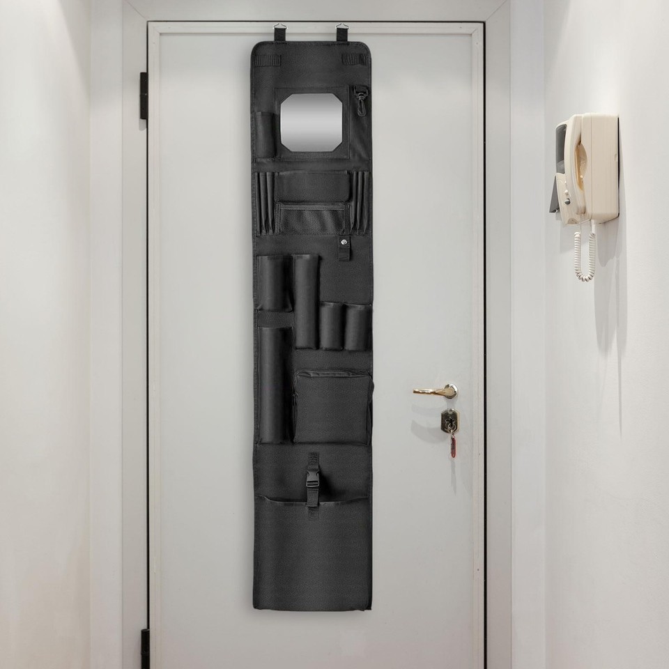 Hanging Locker Organizer with Acrylic Soft Mirror Door Hanging Bag | eBay