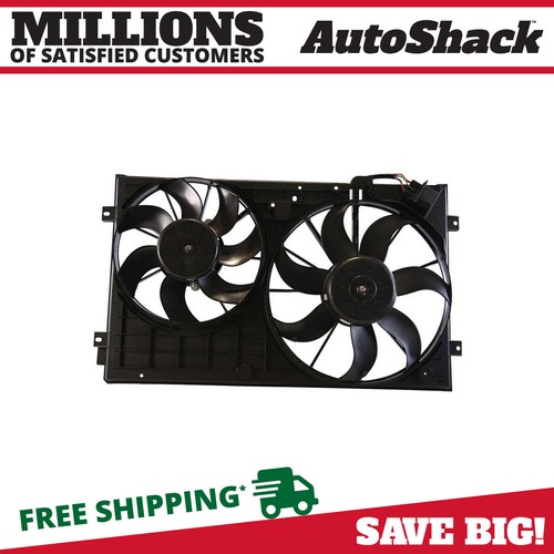 Radiator Cooling Dual Fan Assembly for VW Jetta Passat Beetle Rabbit ...