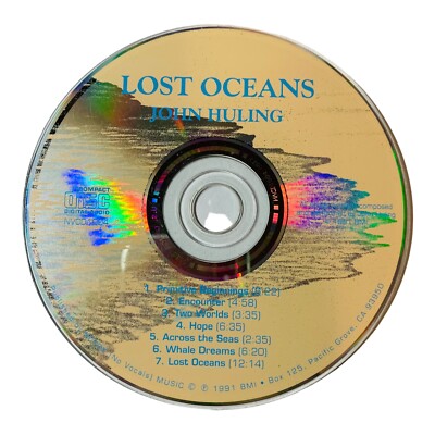 John Huling Lost Oceans CD Redfeather Music No Case Disc Only ...