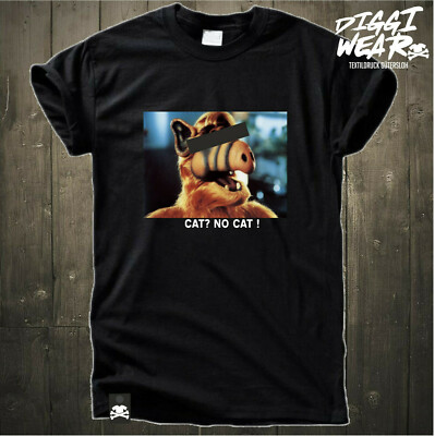 CAT ? NO CAT ! | ALF | 80s | KATZEN | MELMAC | TANNER | SHIRT S-5XL ...