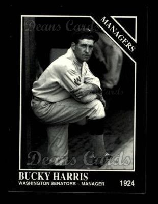 1993 Conlon #845 Bucky Harris Managers Senators MANAGER HOF 8 - NM/MT ...