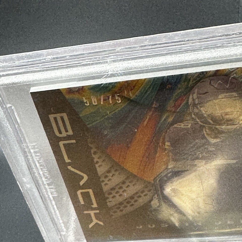 2020 Panini Black Futuristic Silver /75 Justin Jefferson #F18 Rookie RC ...