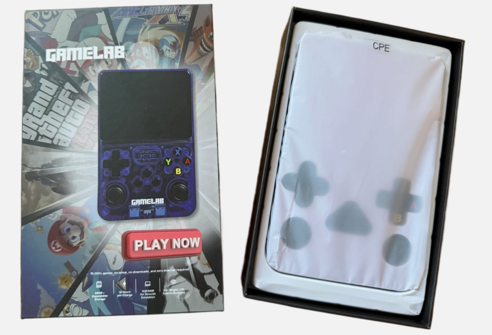 Game Lab Console 64GB Blue Retro Gaming Console Boxed Brand New | eBay UK