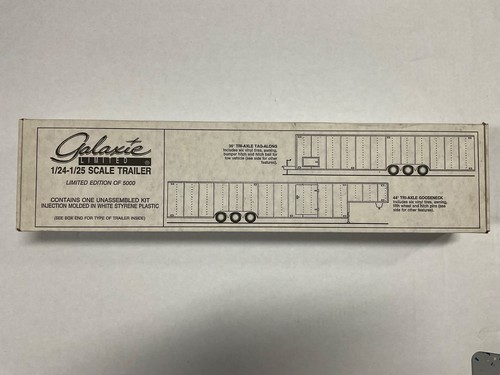 GALAXIE LIMITED 44’ TRI-AXLE GOOSENECK TRAILER MODEL KIT - 1/24 - 1/25 ...