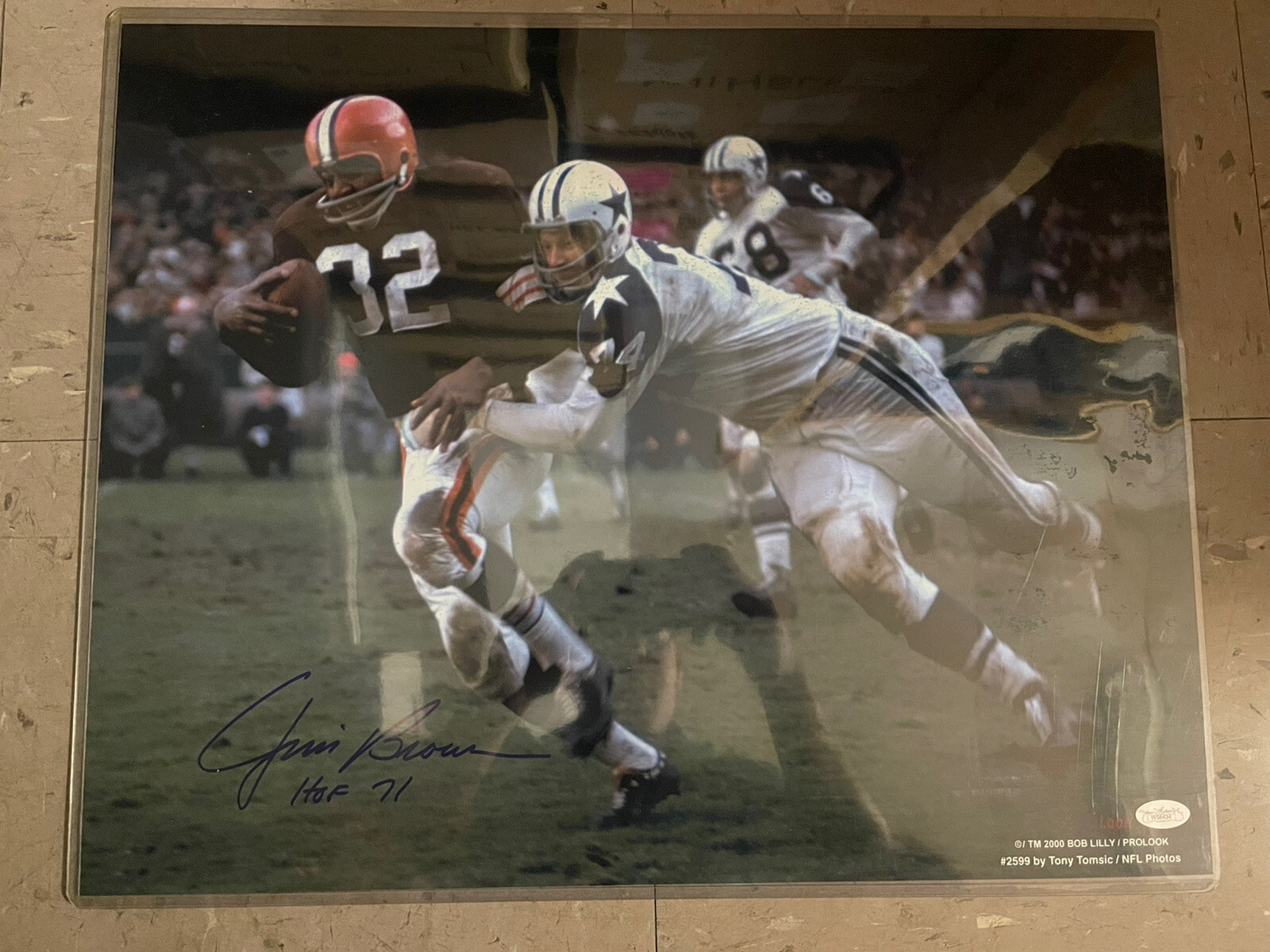 Jim Brown Autographed Memorabilia | Signed Photo, Jersey, Collectibles ...