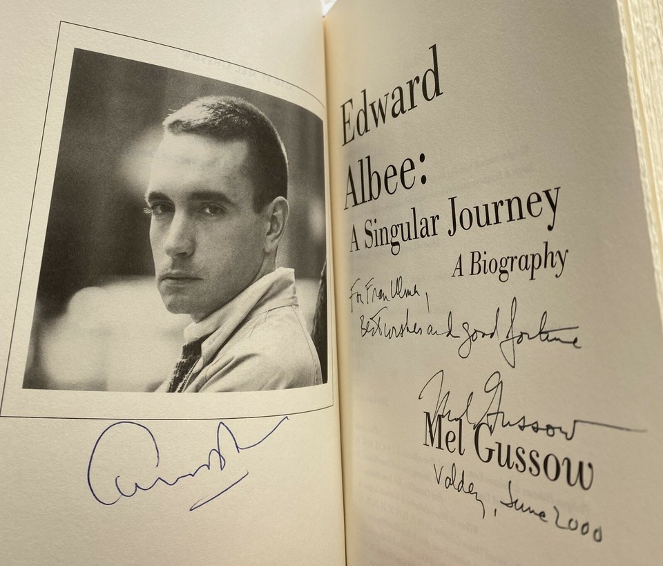 Edward Albee : A Singular Journey: A Biography: SIGNED BY EDWARD ALBEE ...