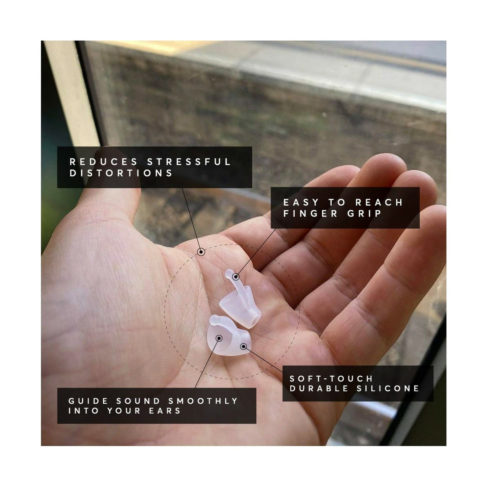 Flare Audio Calmer Silicone Ear Device Less Stress For Autism Sensitive ...