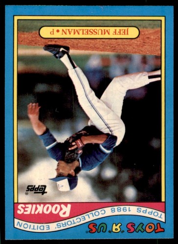 1988 TOPPS GLOSSY ROOKIES JEFF MUSSELMAN TORONTO BLUE JAYS #22 | eBay
