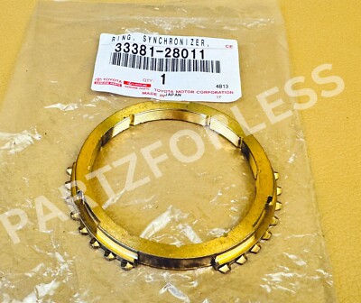 33381-28011 TOYOTA GENUINE RING, 2ND SYNCHRONIZER OUTER 33381-28010 OEM ...