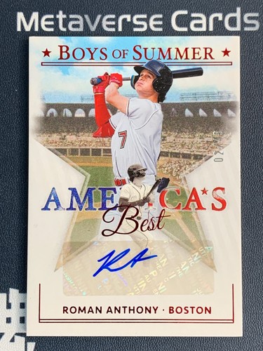2024 Panini Boys Of Summer Roman Anthony America's Best Auto /49 | eBay