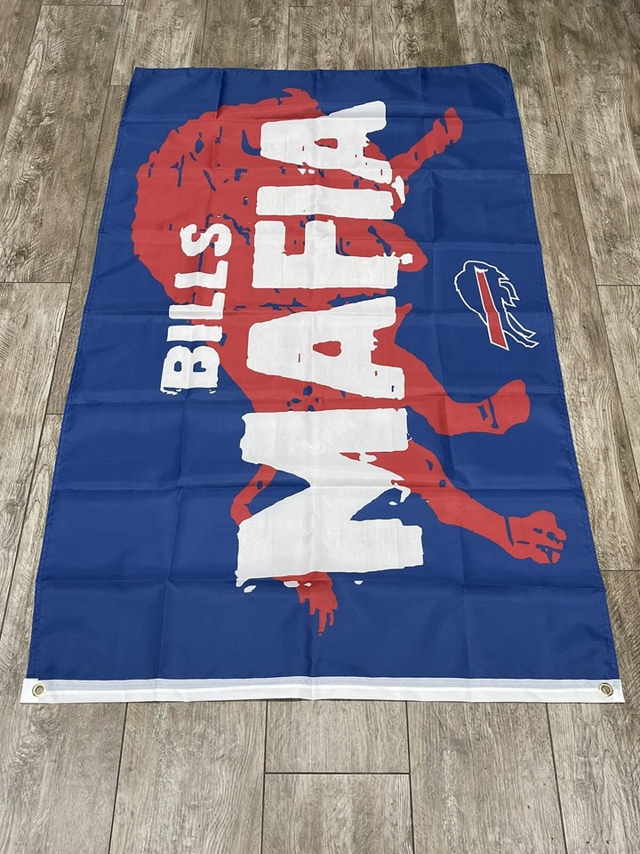 Bills Mafia Flag Buffalo Bills 3X5FT Banner US shipper Playoffs 2022 ...
