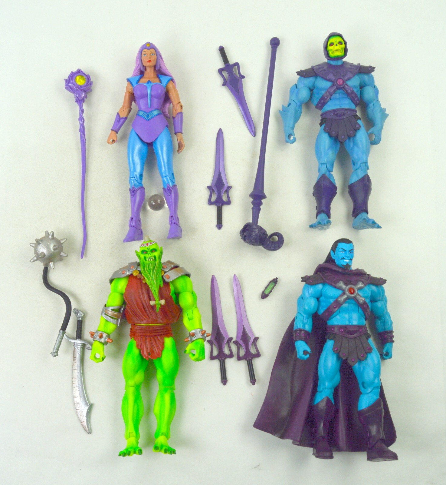 MOTUC, Figures Lot, Masters of the Universe Classics, He-Man set, parts ...