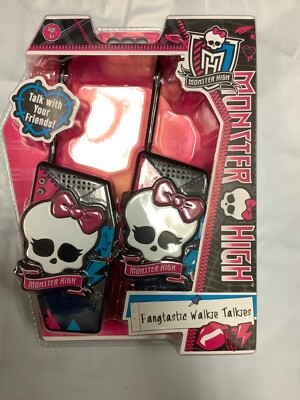 Monster High Walkie Talkies Fangtastic Toy /NEW/Girl Skull w/a Bow 2016 ...