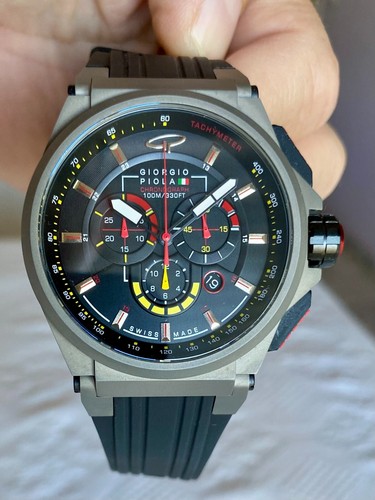 Watch Giorgio Piola STRAT-3 - BLACK LTD SPORT CHRONO as NEW | eBay