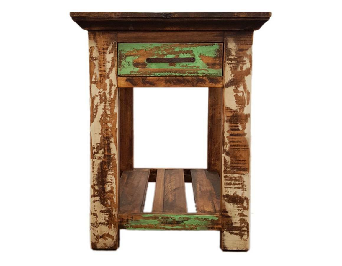 Cabana Multi color End Table with 1 drawer | eBay