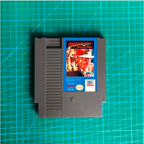 Indiana Jones and the Temple of Doom rom Video Game Console Card for ...
