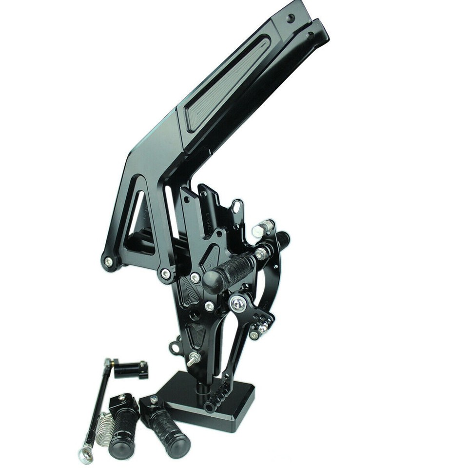 CNC Adjustable Rearset Foot pegs For Kawasaki Ninja 650R ER-6F ER-6N ...