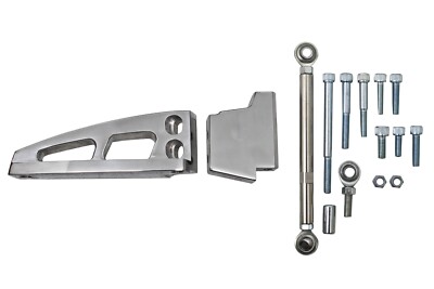 POLISHED ALUMINUM AIR CONDITIONER BRACKET FOR CHEVY BBC 396 SHORT WATER ...