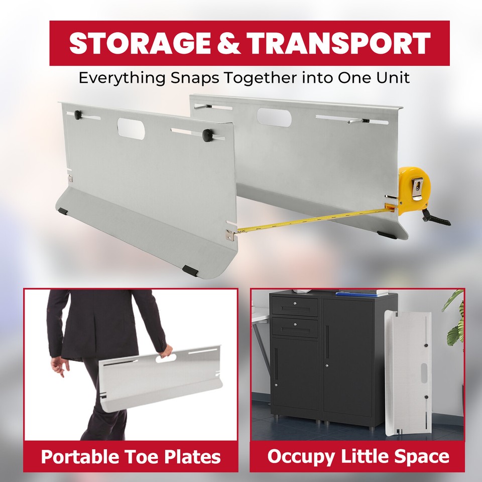 HECASA Wheel Alignment Tool Camber Caster Toe Plates 2 Tape Measuresw ...