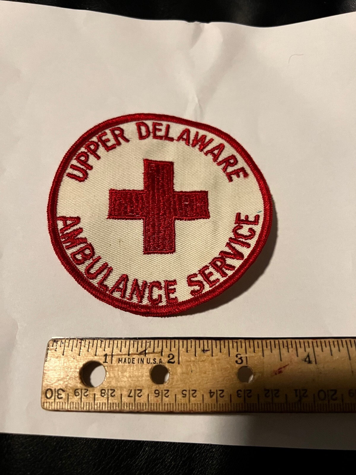 VINTAGE UPPER DELAWARE Ambulance Service EMT PATCH ESTATE SALE RARE 🚑🚑🚑 ...