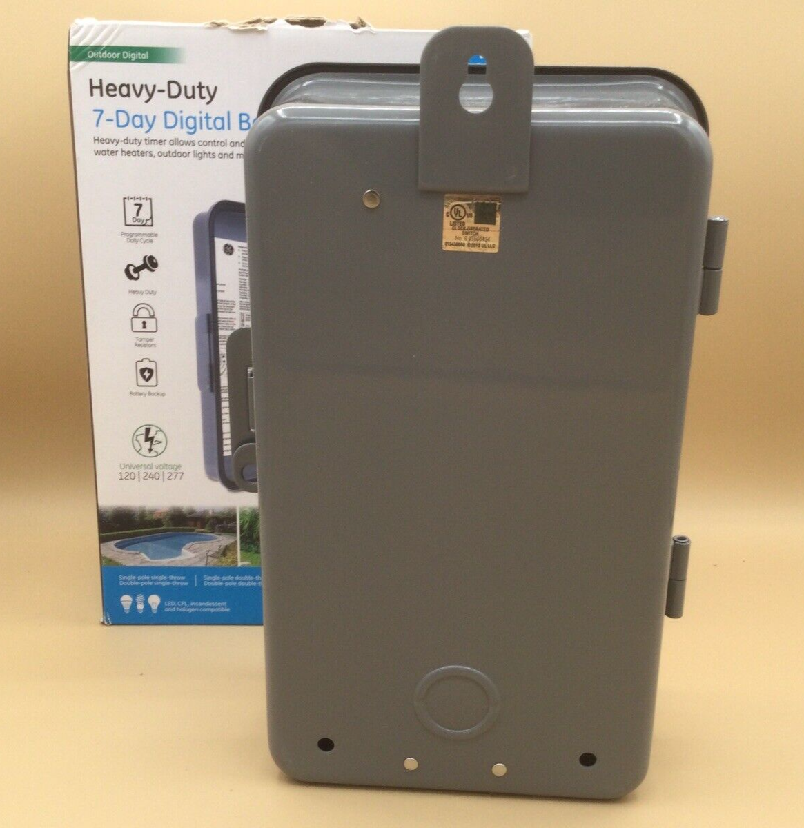 Ge Heavy Duty Digital Timer GE 7 Day Programmable Indoor Digital