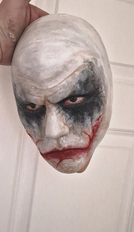 life size bust joker heath ledger life cast the dark knight | eBay