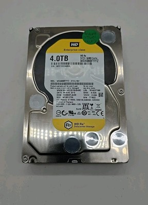 Western Digital 4TB Enterprise-Class SATA 3.5" Hard drive- WD4000FYYZ ...