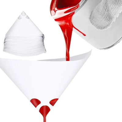 Paint Filter Funnel Paper Paper Funnels Purifying Straining Cup Paint ...