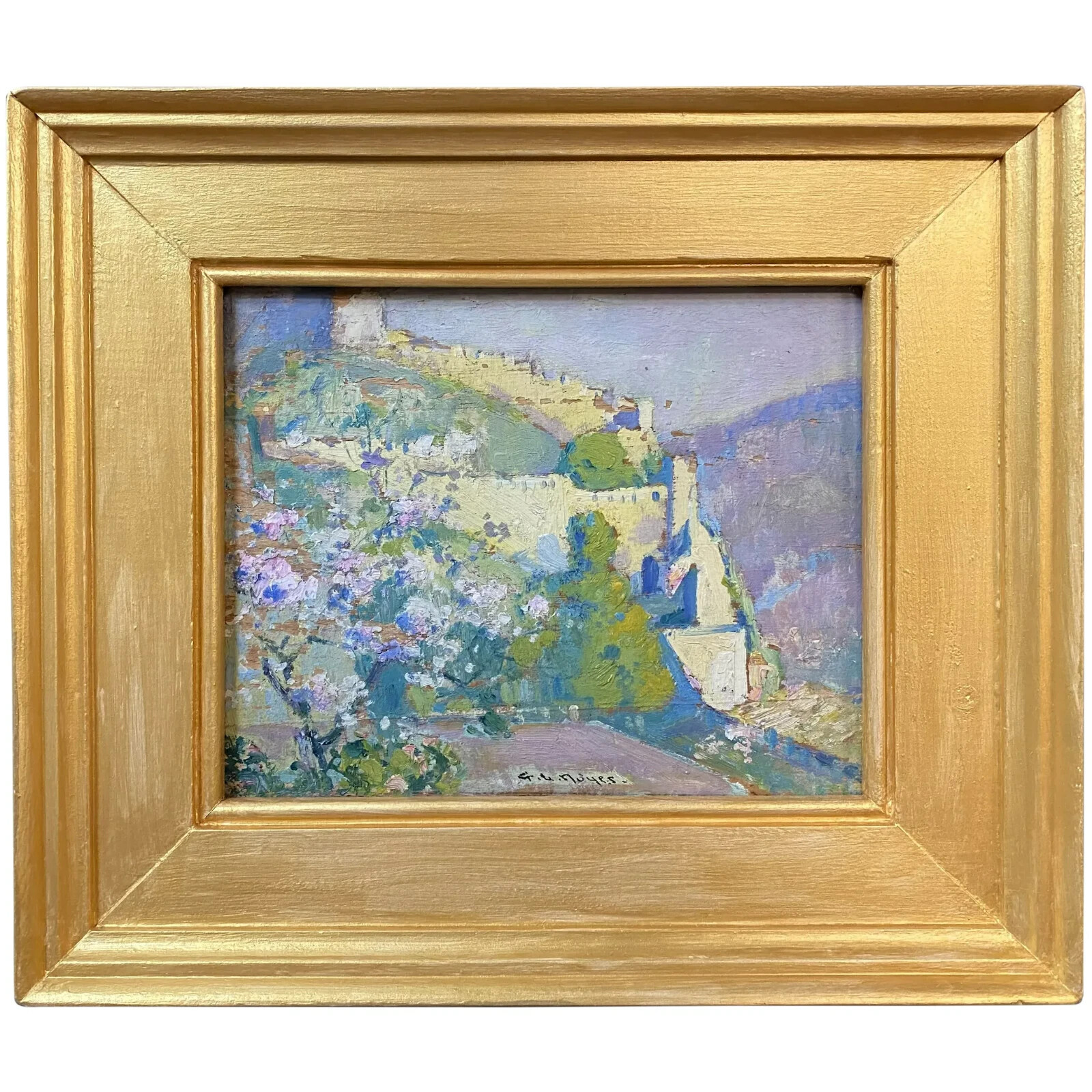George Loftus Noyes Impressionist European Landscape Oil Painting ...