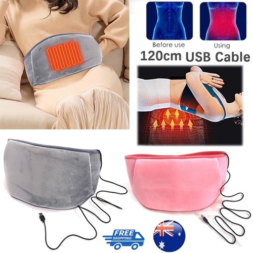 USB Electric Heating Menstrual Heat Pad Belt For Period Pain Relief ...